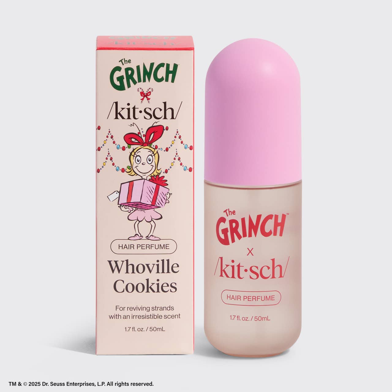 The Grinch x Kitsch Whoville Cookies Hair Perfume – Summer Rose